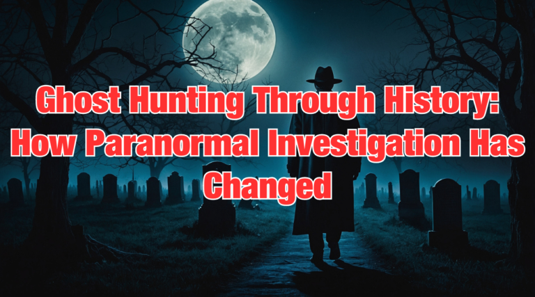 Ghost Hunting Through History: How Paranormal Investigation Has Changed